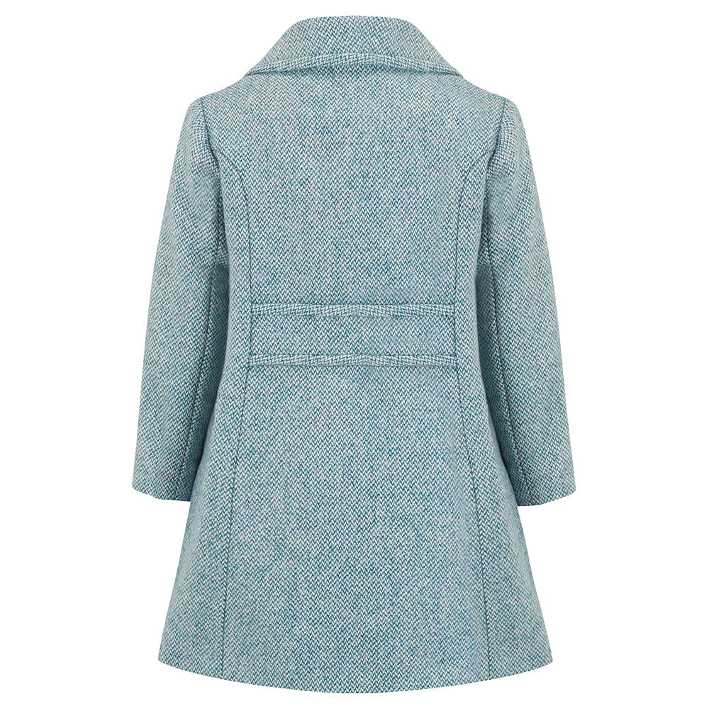Light Blue Girls Coat (The Chelsea) Belgravia Blue – Britannical