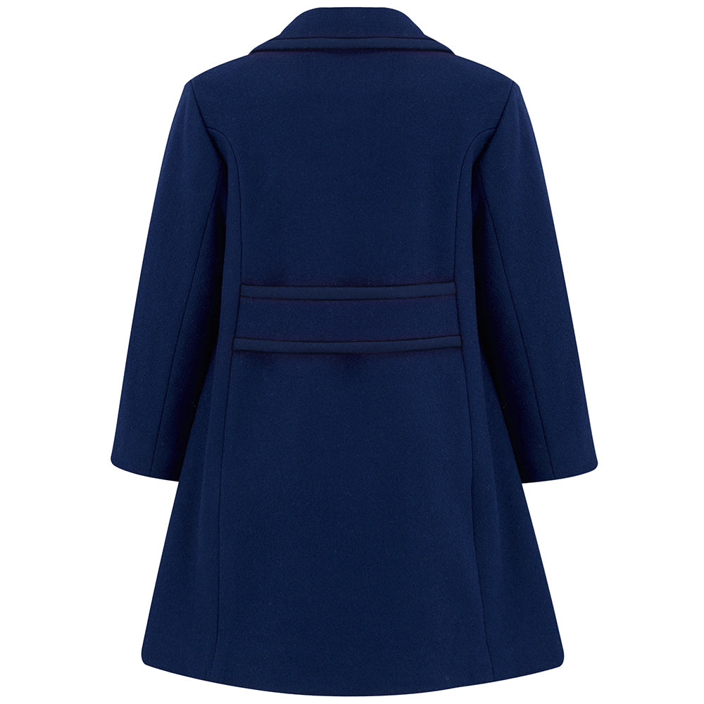 Navy Blue Girls Coat (The Kensington) Starry Night – Britannical