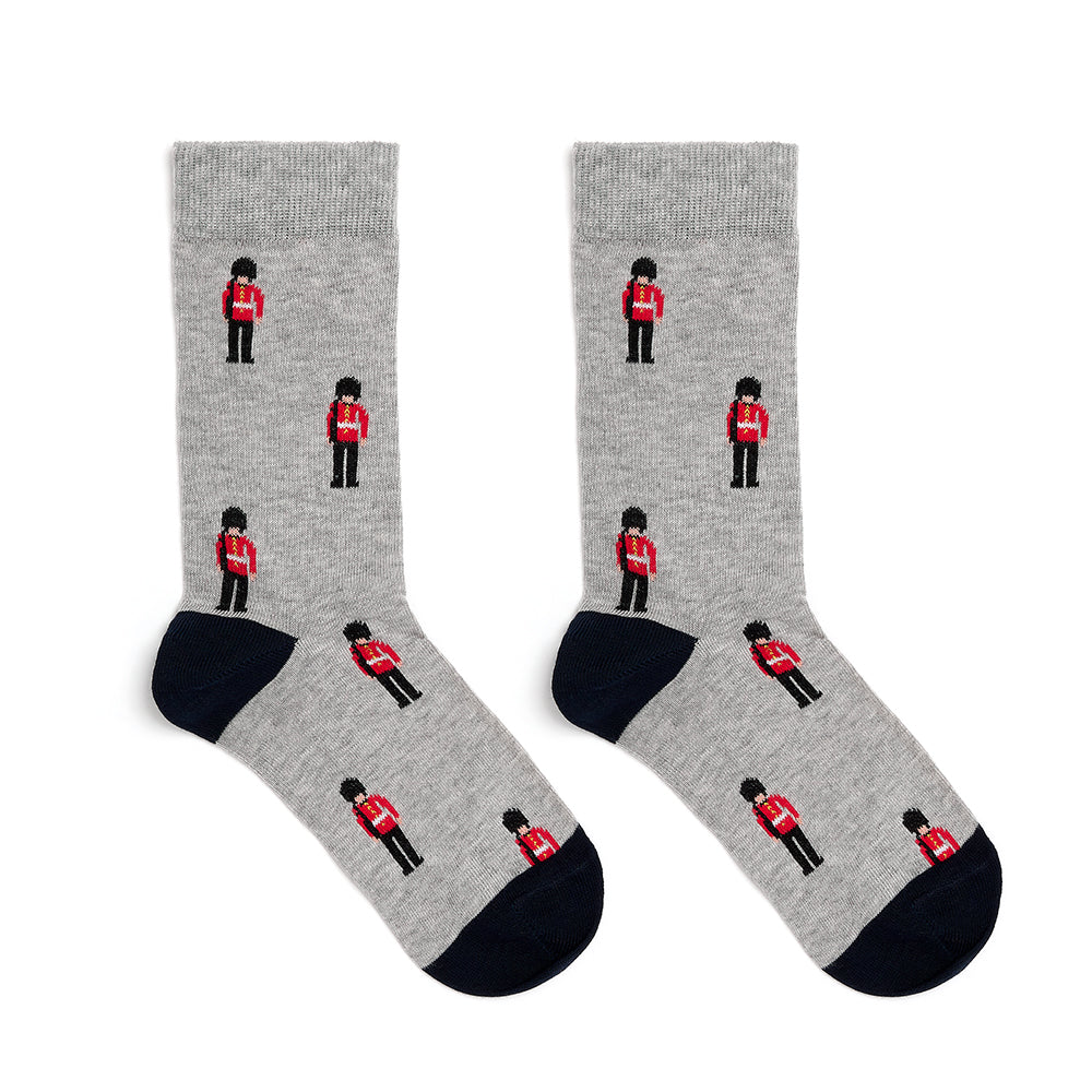 Great British Children's Socks (Grey) King's Guard – Britannical